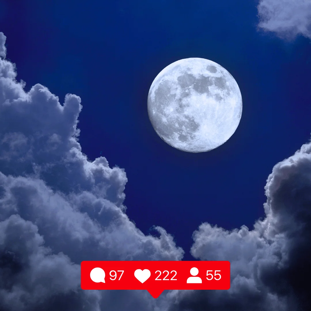 120 Moon Captions For Instagram To Light Up Your Feed - World Of Captions